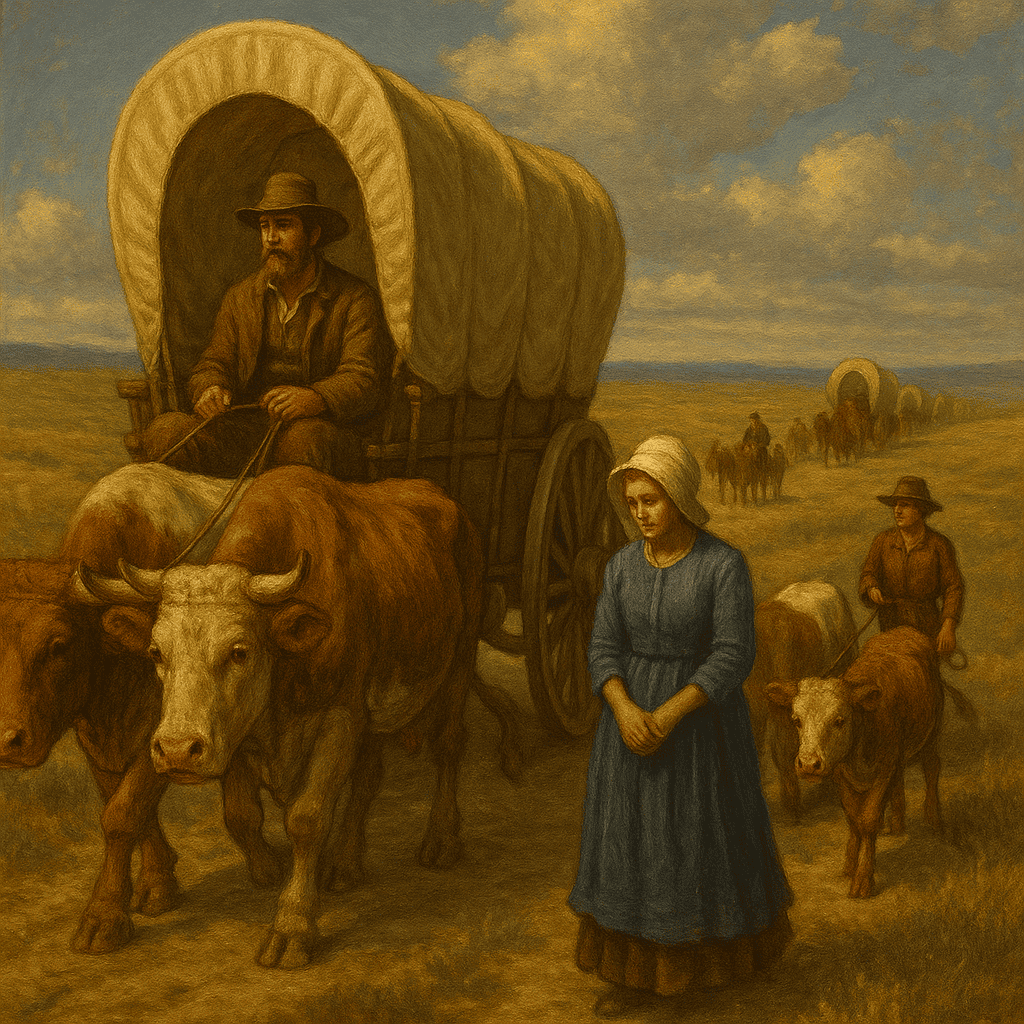 The Great Emigration Begins: Pioneers Blaze the Oregon Trail Westward