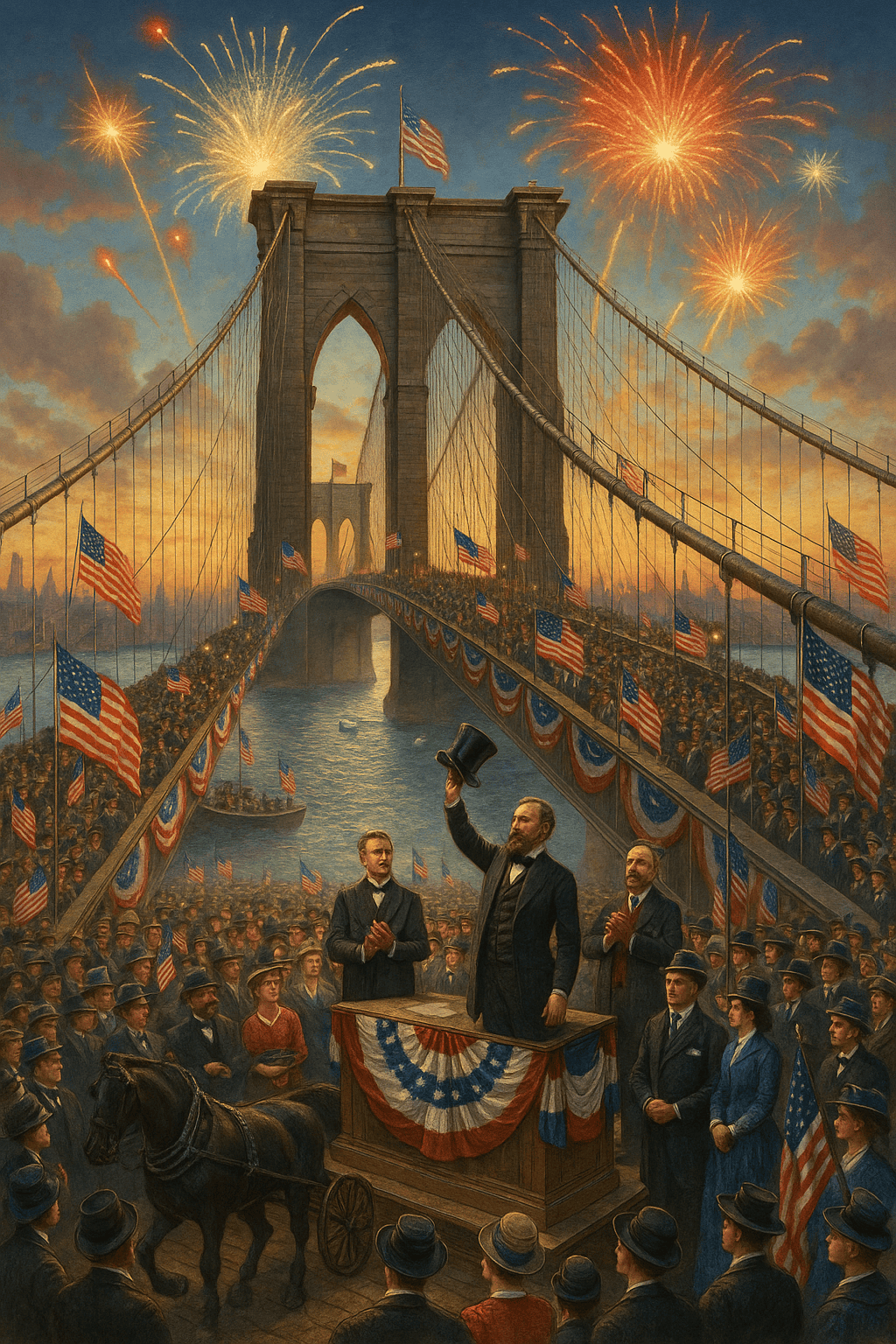 The Brooklyn Bridge Opens: A Monument to Innovation and Determination